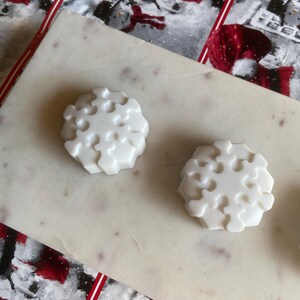 Snowflake Soap, Christmas Soap Favors, Stocking Stuffers, Soap Gifts ...