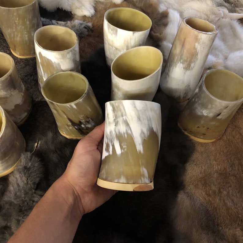 Large Viking Horn Cup Hand Made 16-20oz 100% Pure Bees Wax | Etsy