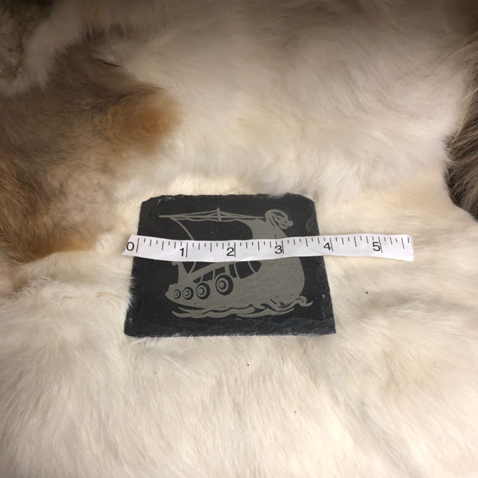 Viking Rune Circle Vegvisir Symbol Custom Slate Coasters | Etsy