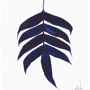 Set of 4 Navy Blue Prints , Blue Set Prints, Blue Wall Art, Indigo Art ...