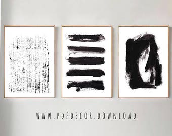 Set of 2 Abstract Art, Set of 2 Wall Art, Set of 2 Prints, Abstract ...