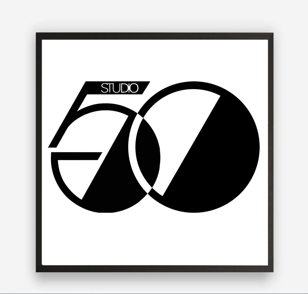 Studio 50 Art Print, 50th Birthday Gift, Art Prints, Fashion Print ...