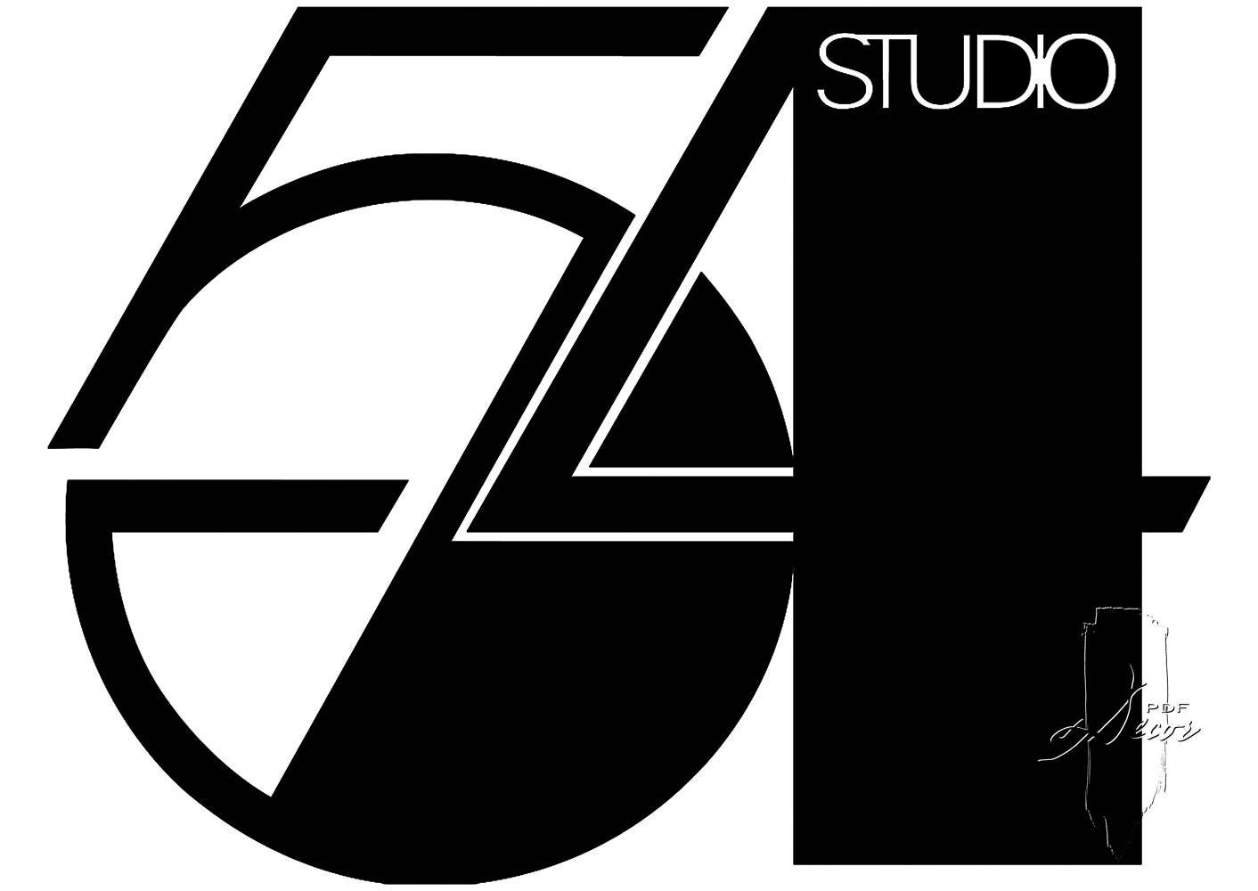Studio 54 Print Black White Poster Art Prints Fashion | Etsy
