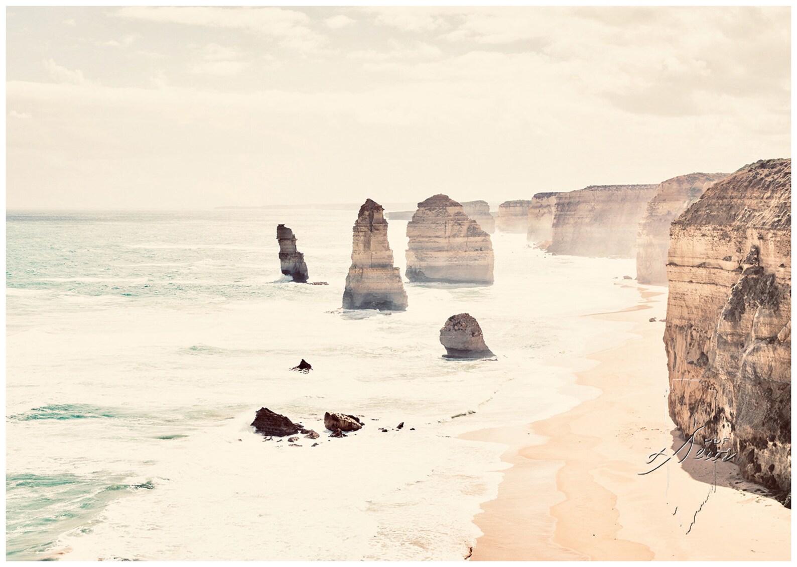 Set of 6 Horizontal Beach Prints Wall Art Summer Prints Beach | Etsy