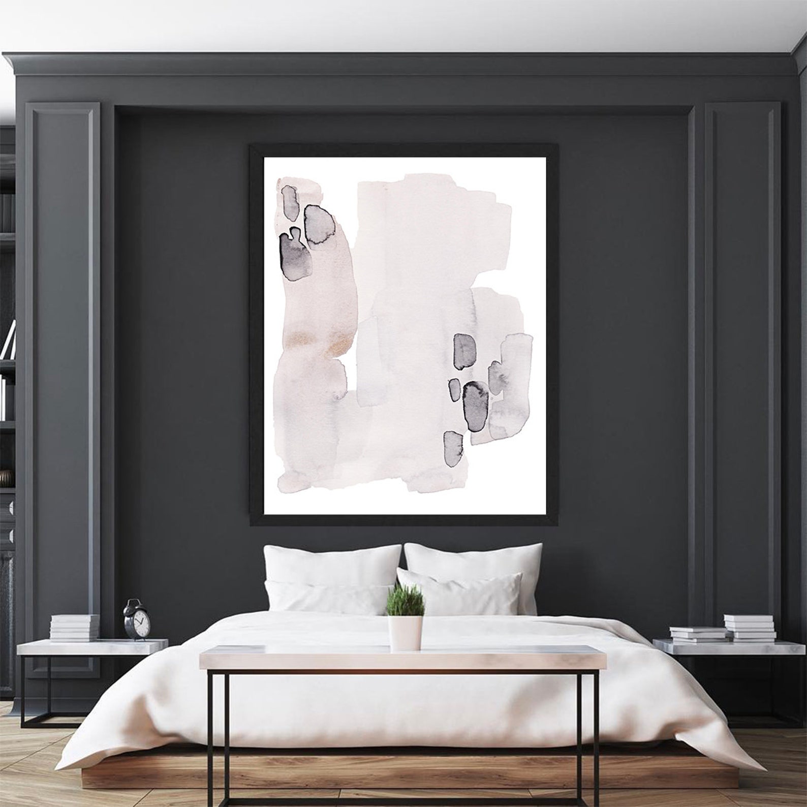 Pastel Print Pastel Wall Art Contemporary Art Abstract | Etsy