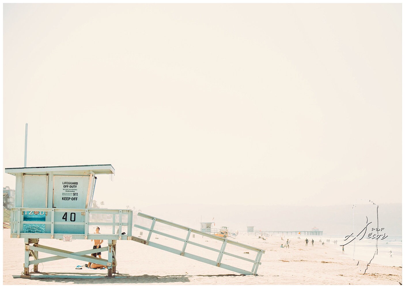 Set of 6 Horizontal Beach Prints Wall Art Summer Prints Beach | Etsy