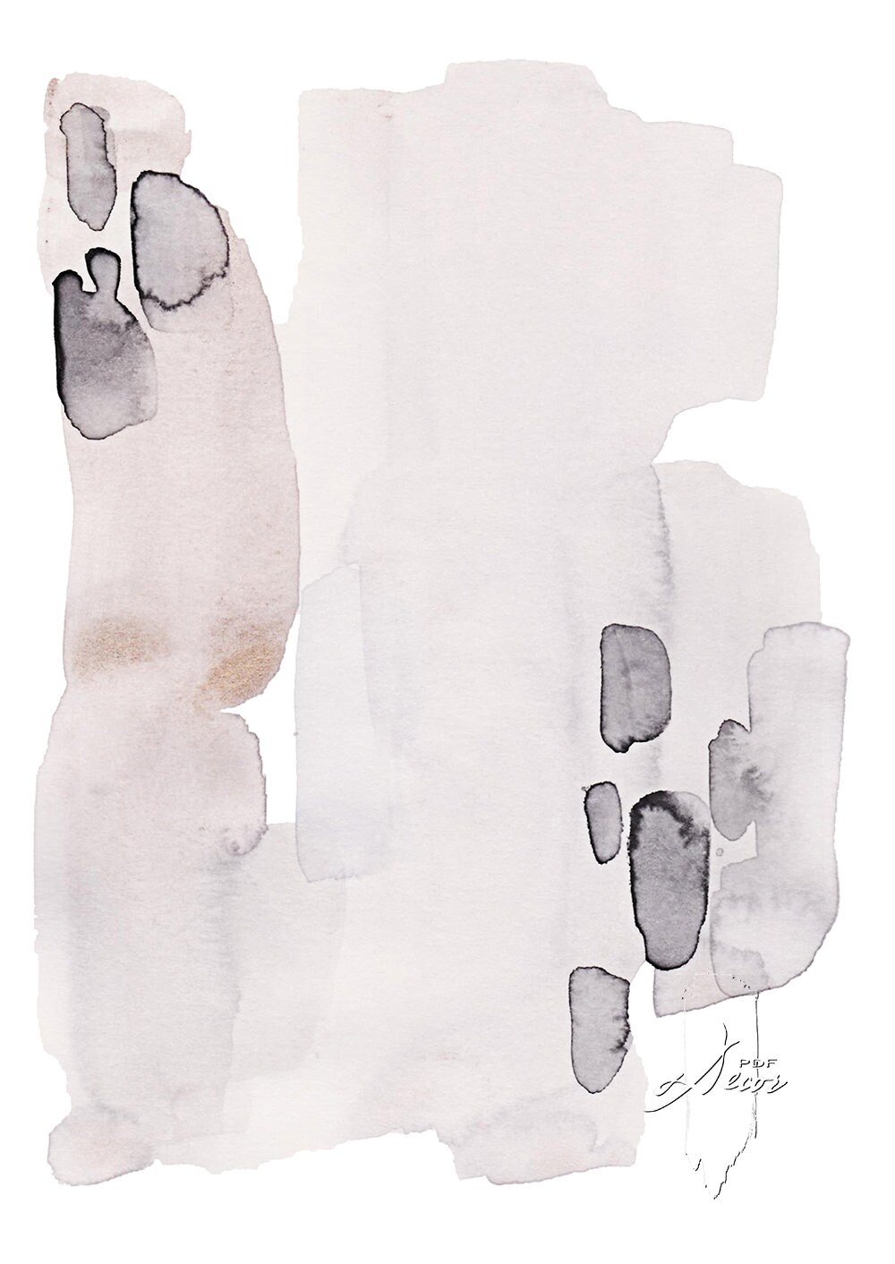 Pastel Print Pastel Wall Art Contemporary Art Abstract | Etsy