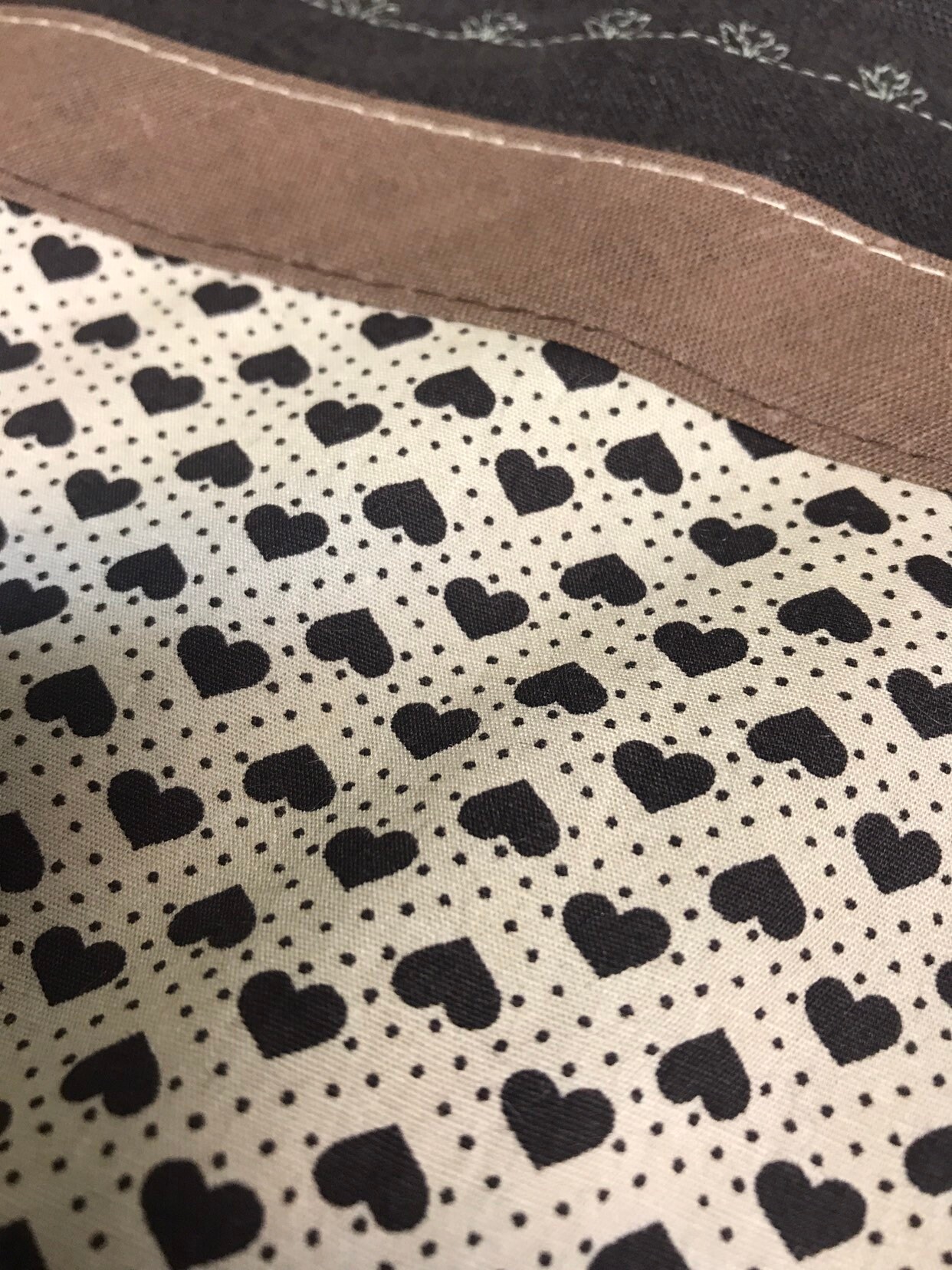 Dark Brown Heart Gift for Her Apron Cooking Full Vintage Cottage Apron ...