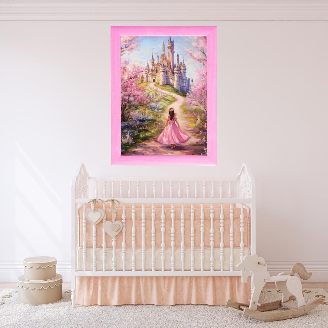 Little Princess Castle Digital Print | Fairytale Art Princess Art ...