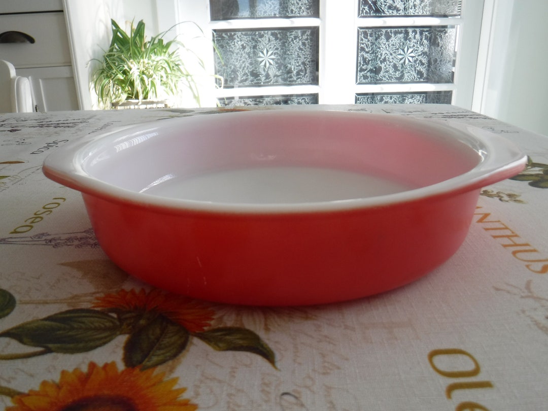 Vintage Pyrex Pink Flamingo Pie Plate or Cake Pan With Handles 8.5'' - Etsy