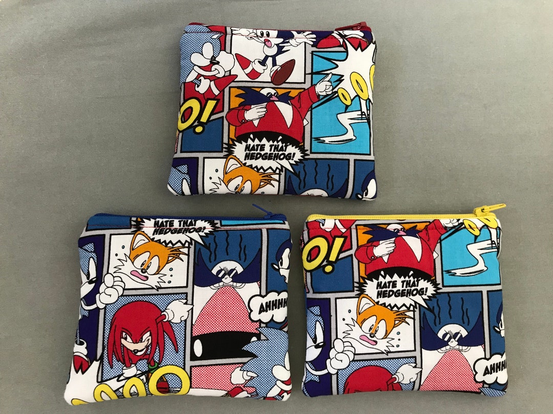 Sonic Themed Coin Purse Handmade - Etsy