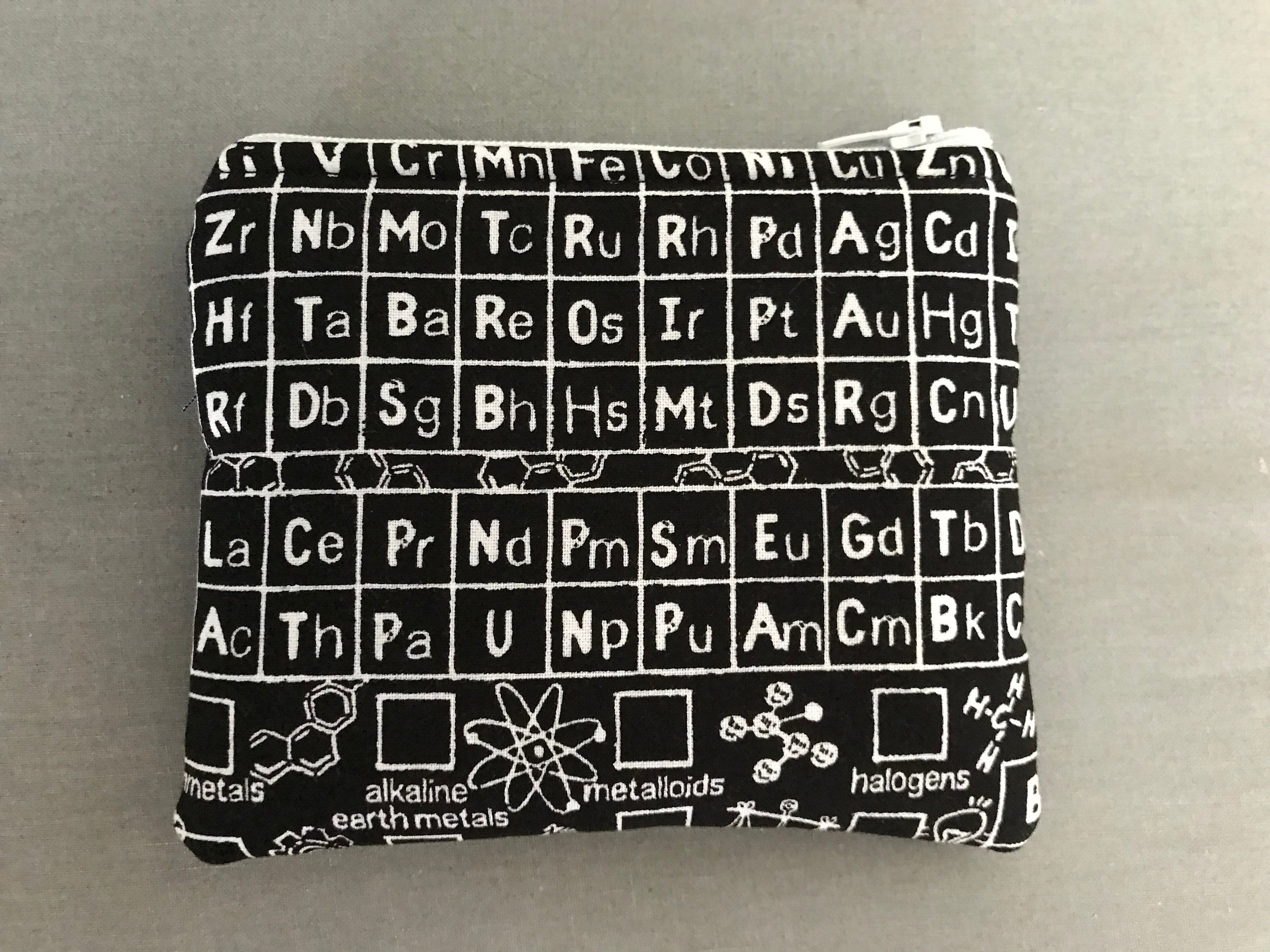 Periodic Table, Chemistry, Maths Themed Coin Purse Handmade - Etsy UK