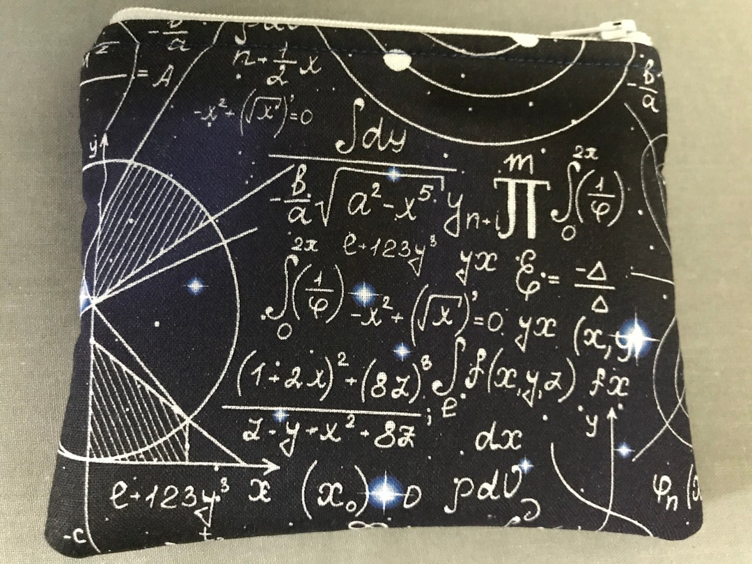 Maths/algebra, Themed Coin Purse Handmade - Etsy