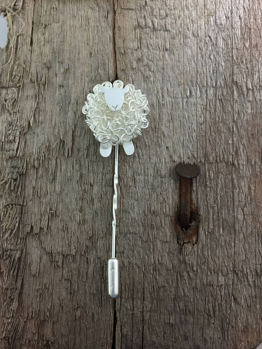 Handmade Silver Sheep Lapel Pin, Individually Crafted in Wales at Jeffs ...