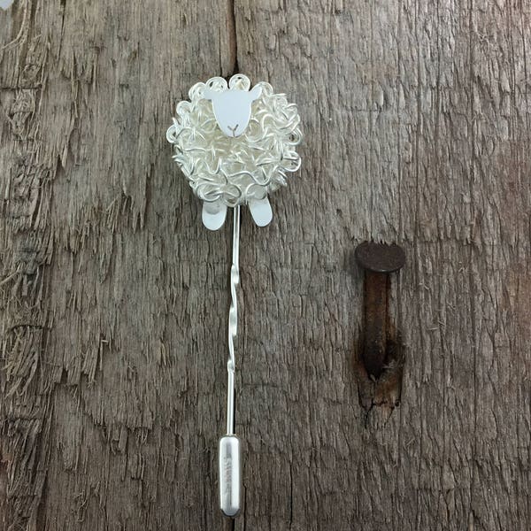 Silver Scarf Pin - Etsy
