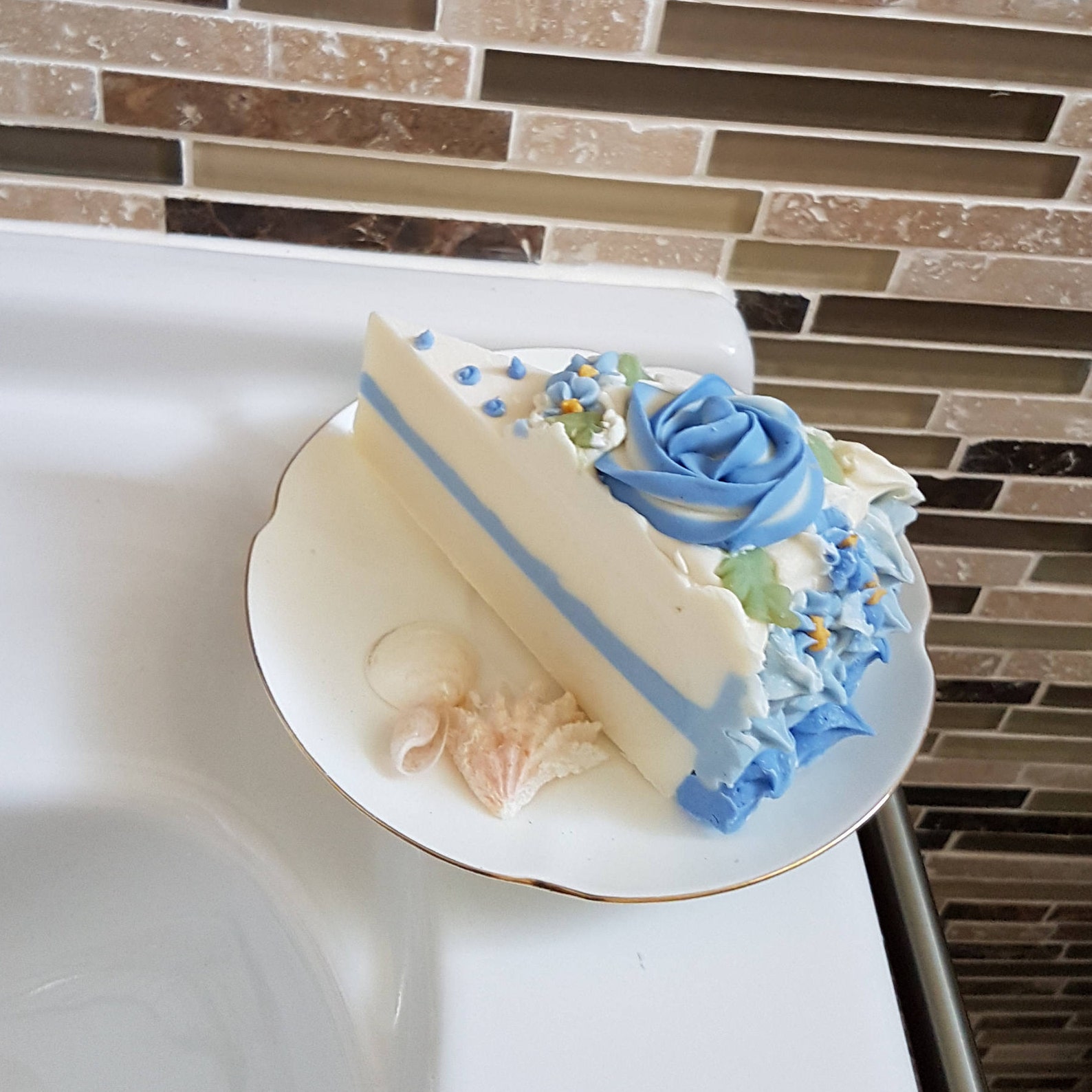 Soap Cake Slice - Handmade Soap, Gift for , Birthday Party Favors, Gift ...