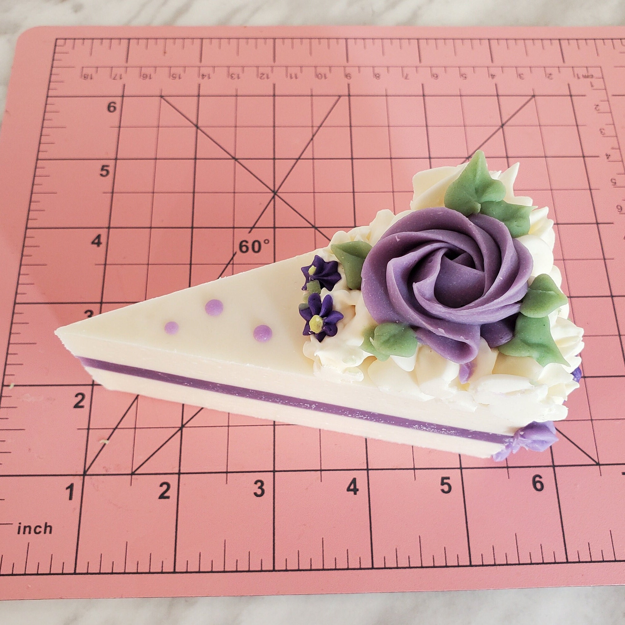Soap Cake Slice - Handmade Soap, Gift for Her, Birthday Party Favors ...