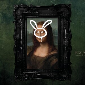 Mona Lisa Graffiti Art Print: Eclectic Maximalist Decor (digital ...