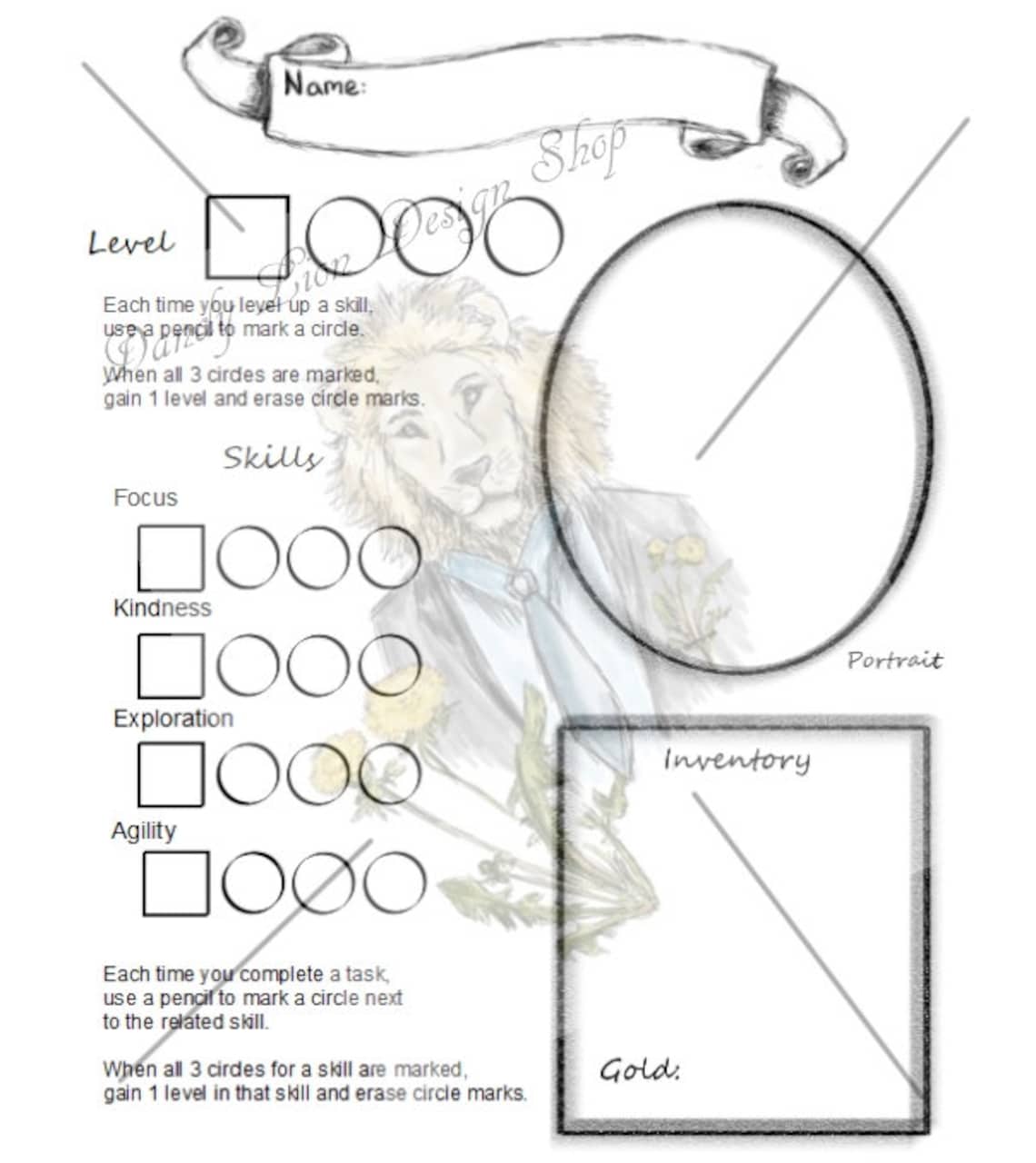 Chore Chart RPG, Gamify Chore Tasks for Kids - Etsy