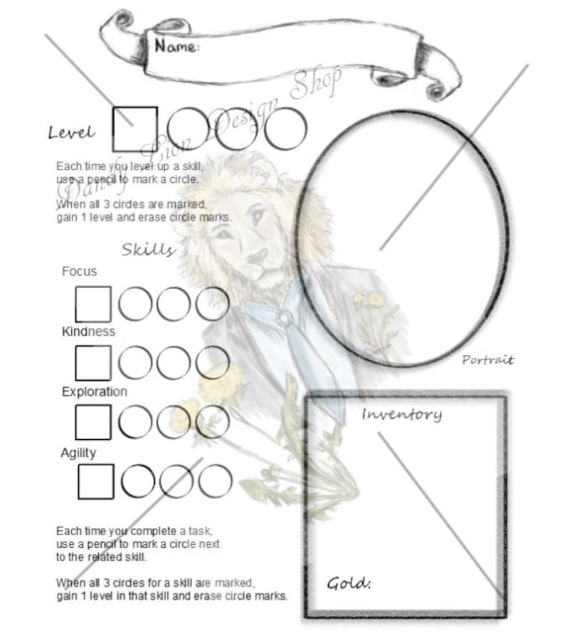 Chore Chart RPG, Gamify Chore Tasks for Kids - Etsy