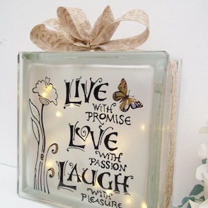 Inspirational Words Gift, Motivational Gift, Mindfulness Gift, Hand ...