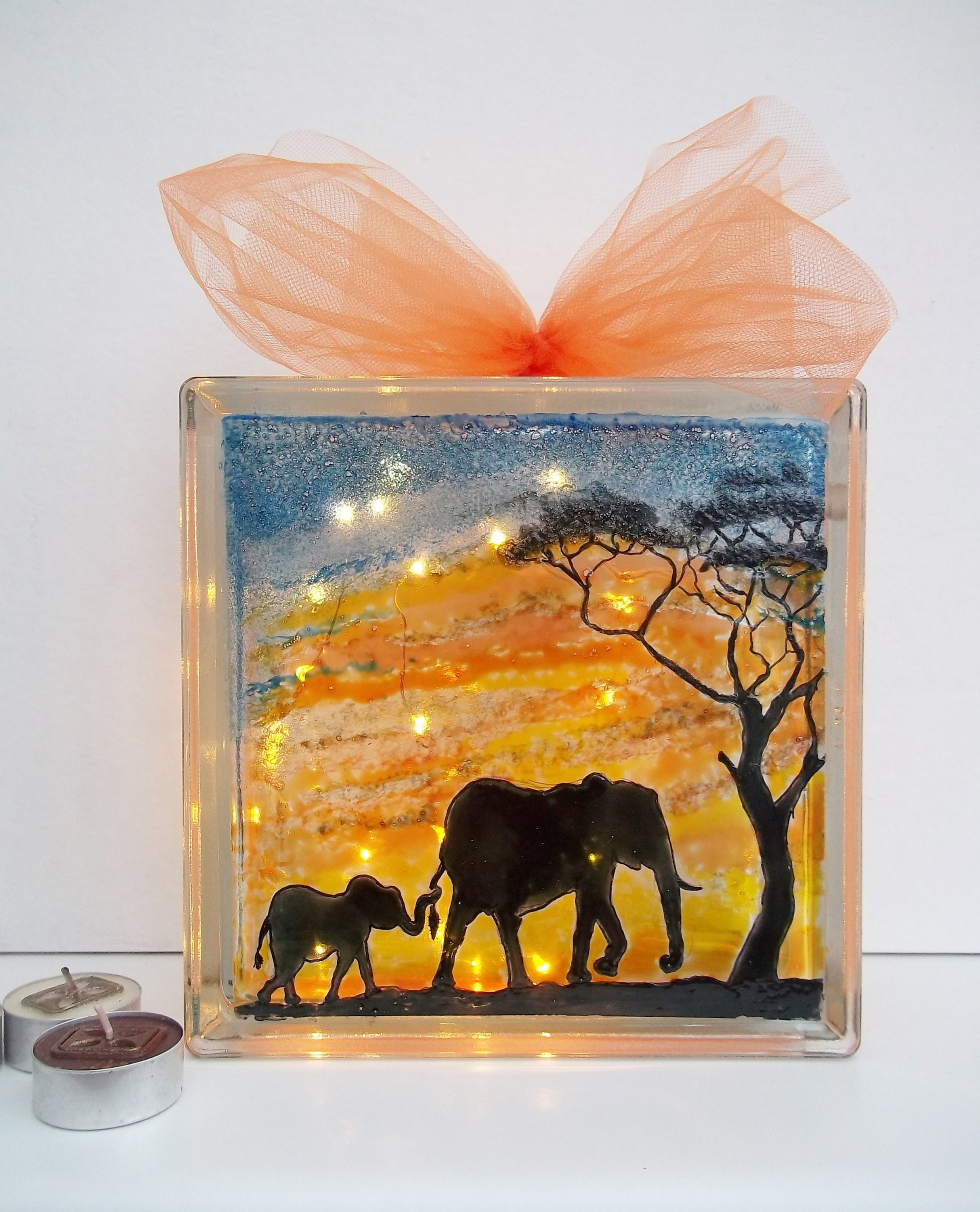 African Elephant Lamp