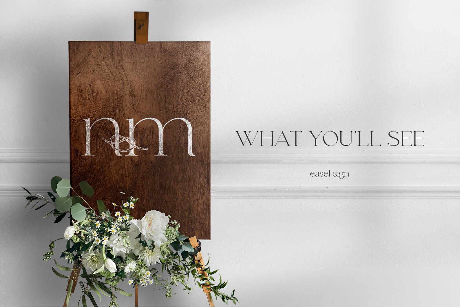 Couple Monogram Design • N&M • Tying the Knot - Etsy