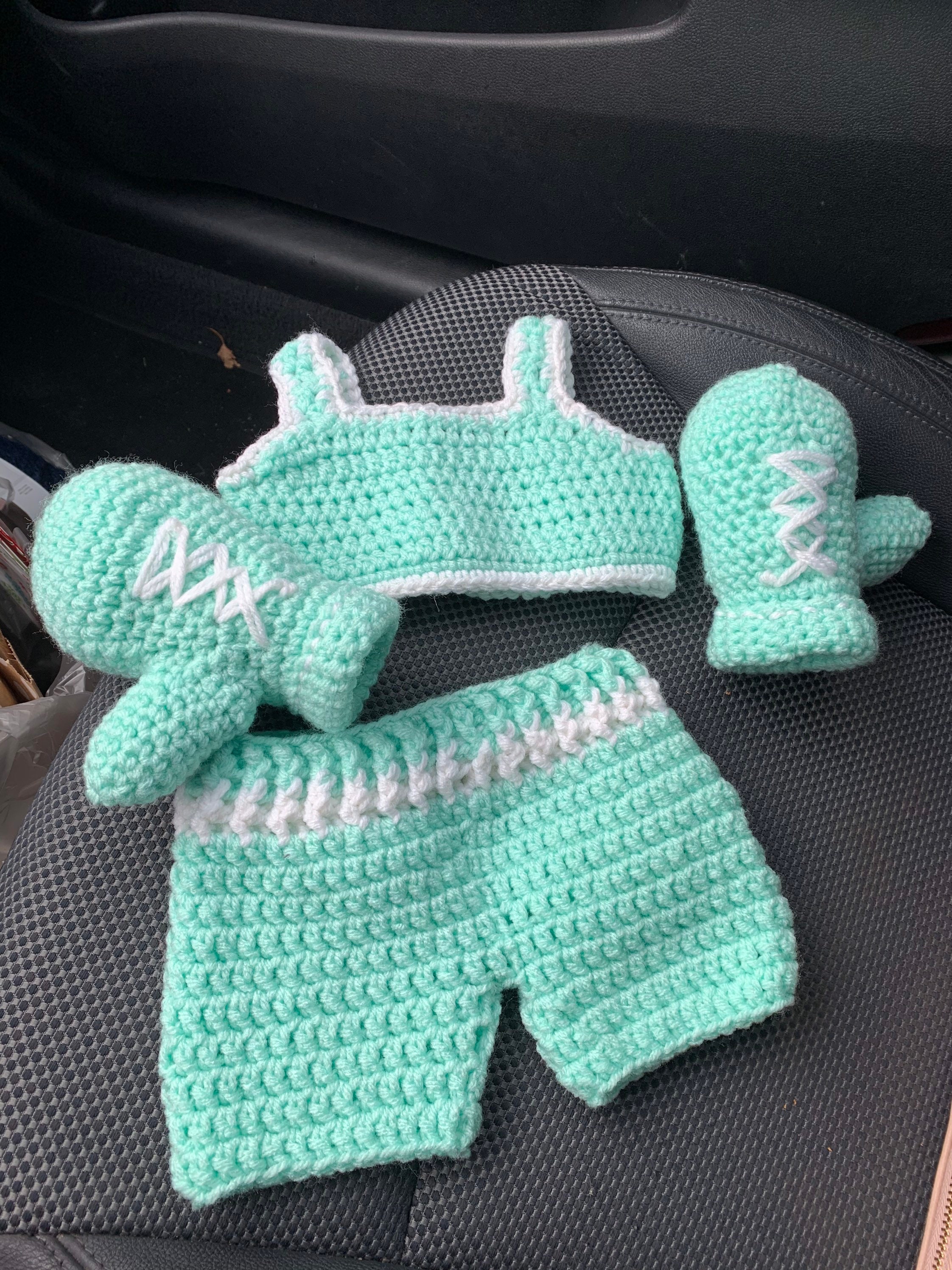 Crochet Boxing Outfit/ Boxing Photo Prop/ Girl Boxing Outfit - Etsy