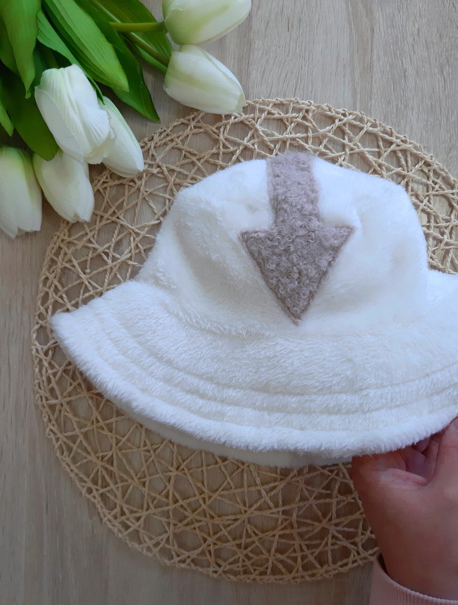 Fall Apparel Appa Bucket Hat Avatar Fluffy White Bucket Hat | Etsy