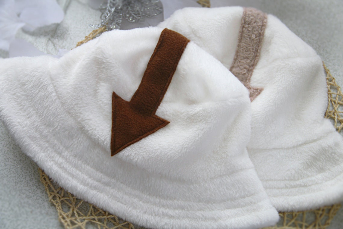 Fall Apparel Appa Bucket Hat Avatar Fluffy White Bucket Hat - Etsy