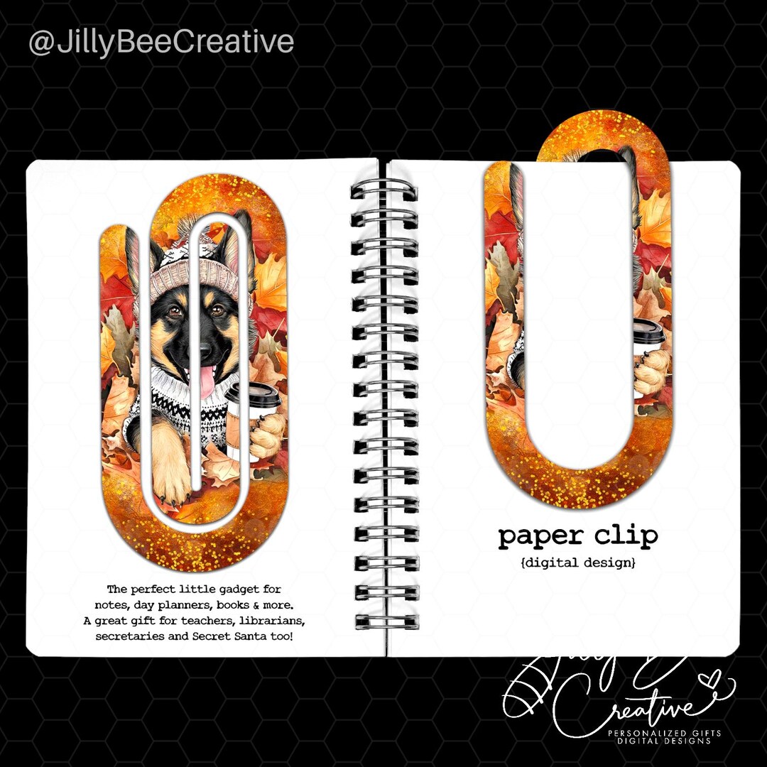 Paperclip Sublimation Design, Png File for Sublimation Blank, Fall ...