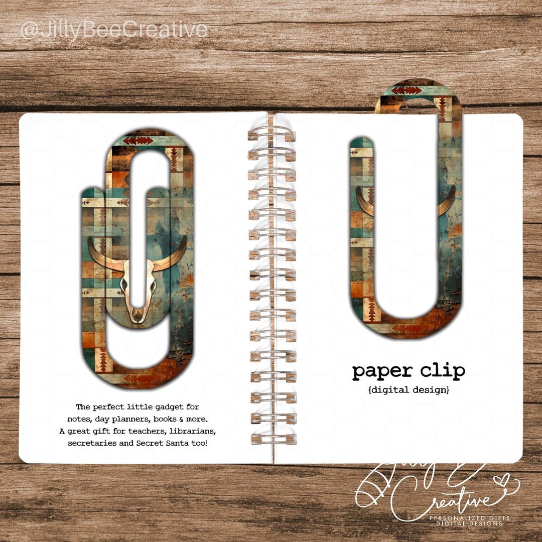 Paperclip Sublimation Design, Png File for Sublimation Blank, Western ...