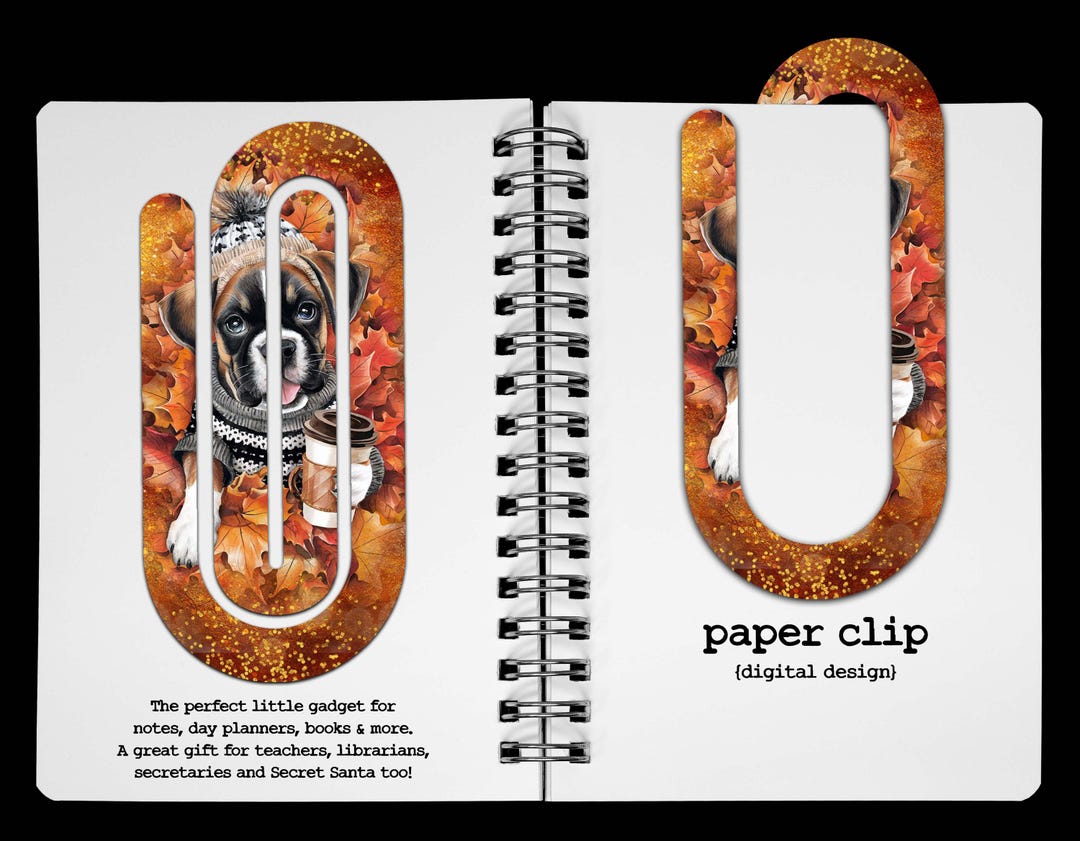 Paperclip Sublimation Design, Png File for Sublimation Blank, Fall ...