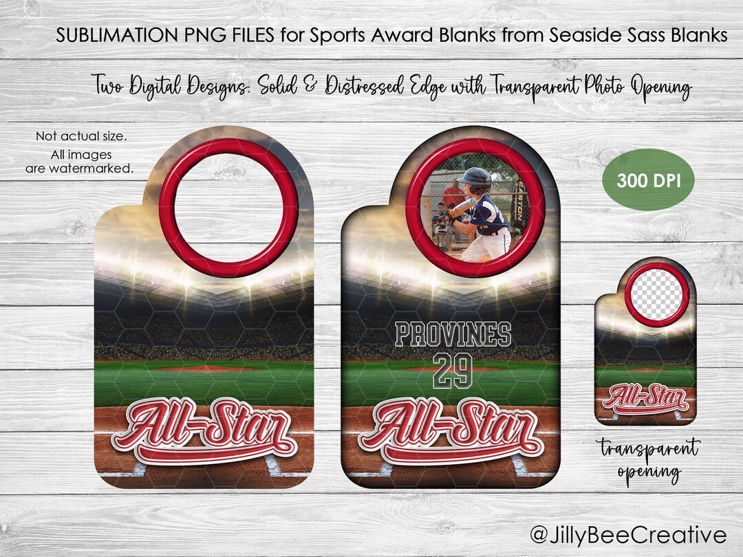 DIGITAL DESIGN | Sports Award Blank for Sublimation | Baseball Stadium ...