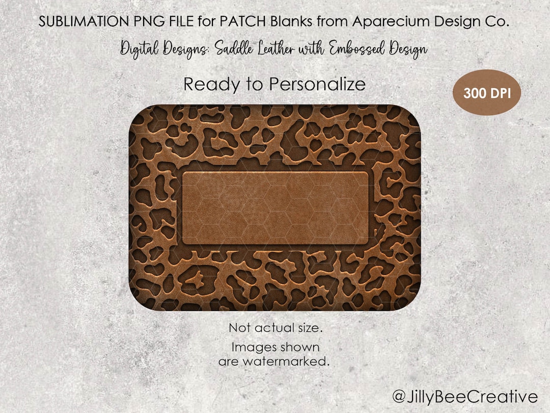 DIGITAL DESIGN | Adhesive Rectangle Patch Blank for Sublimation Only ...