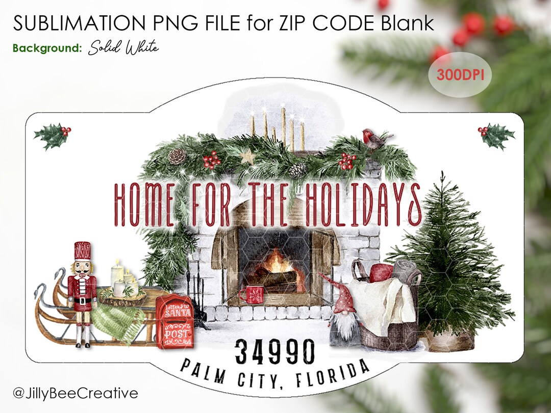 Home for the Holidays Fireplace Sleigh Candles Nutcracker PNG for ...