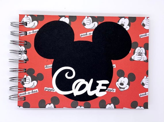 Personalized Autograph Book Mickey Mouse Disney World - Etsy