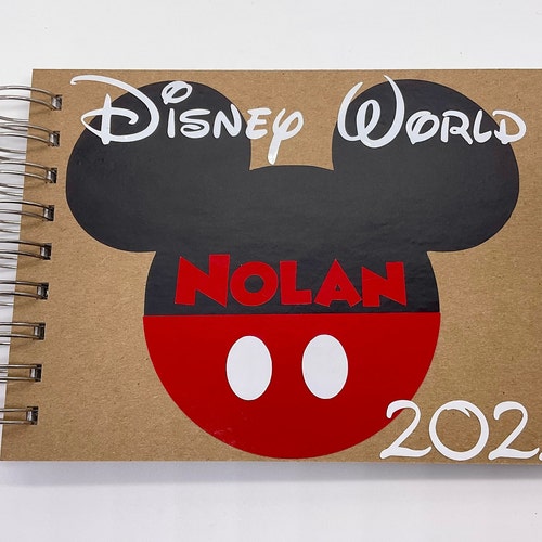 Personalized Disney Autograph & Photo Book Mickey Mouse - Etsy