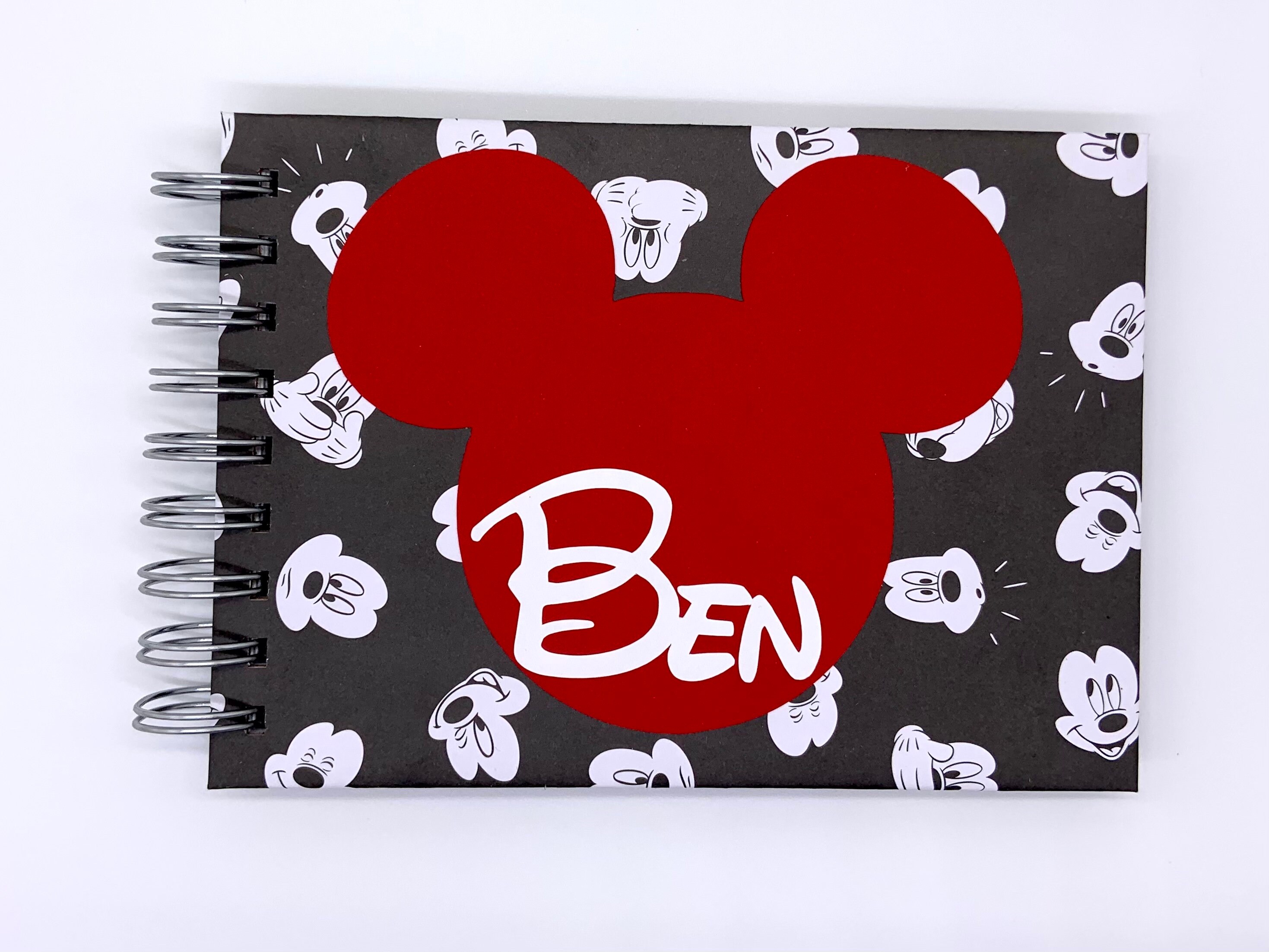 Libro de autógrafos personalizado Mickey Mouse Disney World - Etsy México