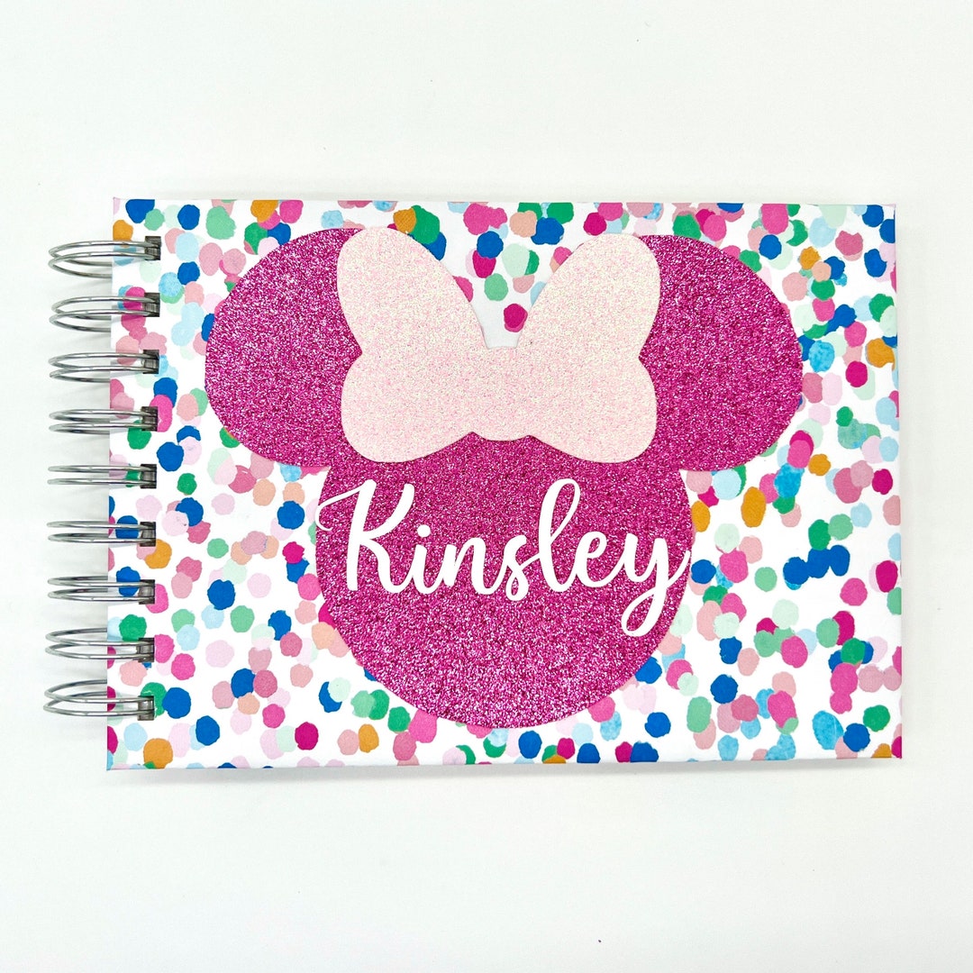 Disney Autograph Book, Glitter Minnie Mouse, Photo Album, Memory Book ...