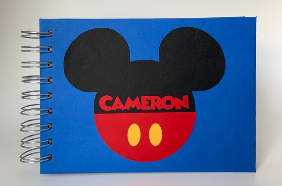 Disney Autograph Book Mickey Mouse Personalized Disney World | Etsy