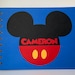 Disney Autograph Book Mickey Mouse Personalized Disney World - Etsy