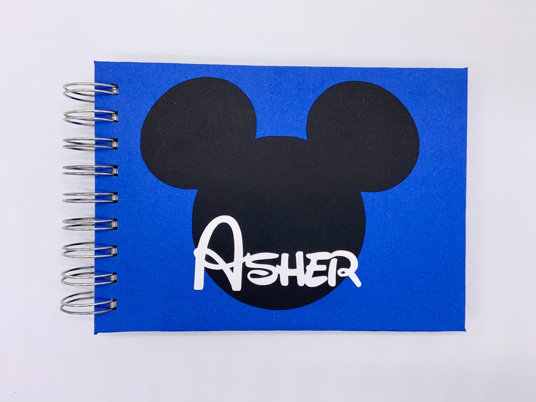 Disney Autograph Book Personalized Mickey Mouse Classic Collection ...