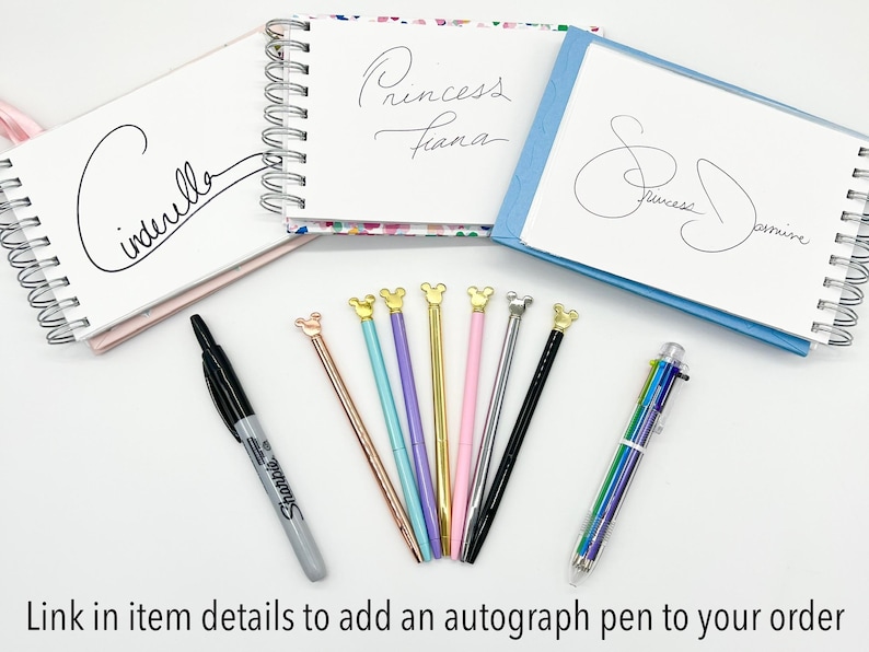 Personalized Minnie Autograph and Photo Book, Disney World Character ...