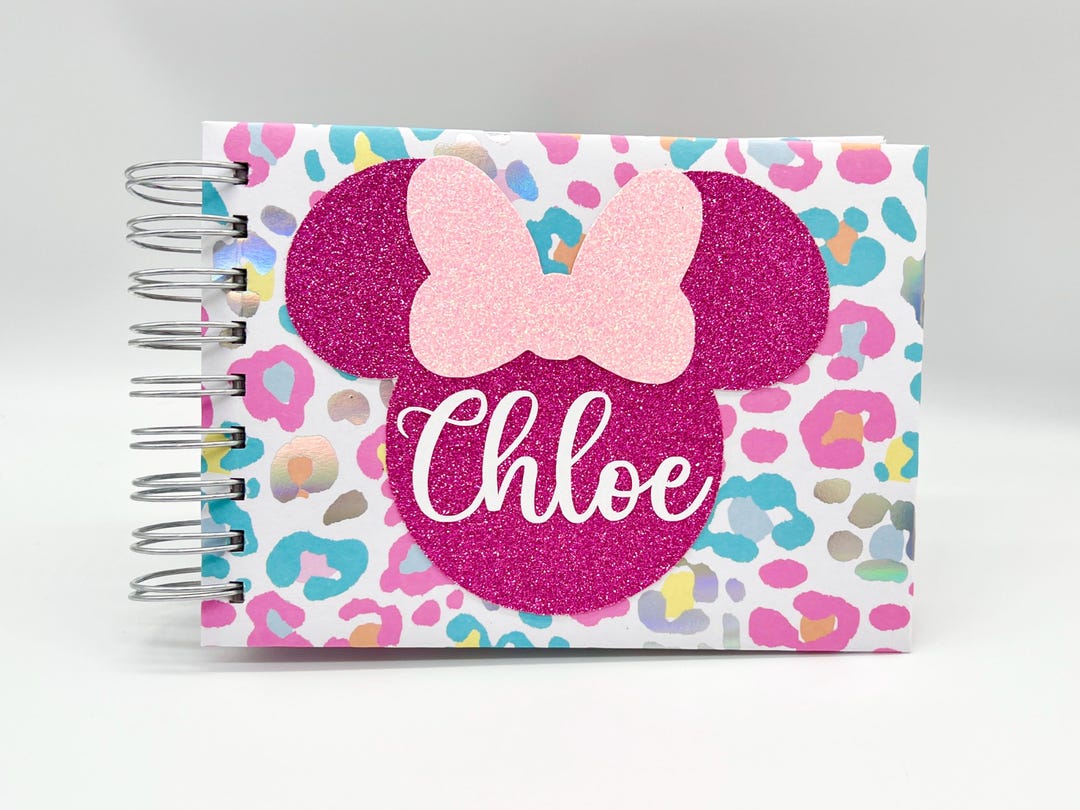 Disney Autograph Book, Glitter Minnie Mouse, Photo Album, Memory Book ...