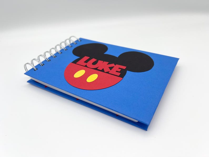 Personalized Mickey Mouse Autograph Book, Disney Vacation Keepsake - Etsy