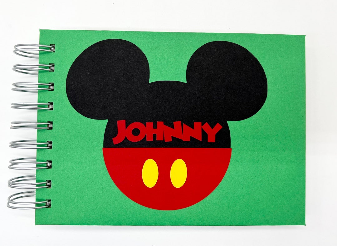 Disney Autograph Book Mickey Mouse Personalized Disney World Disneyland ...
