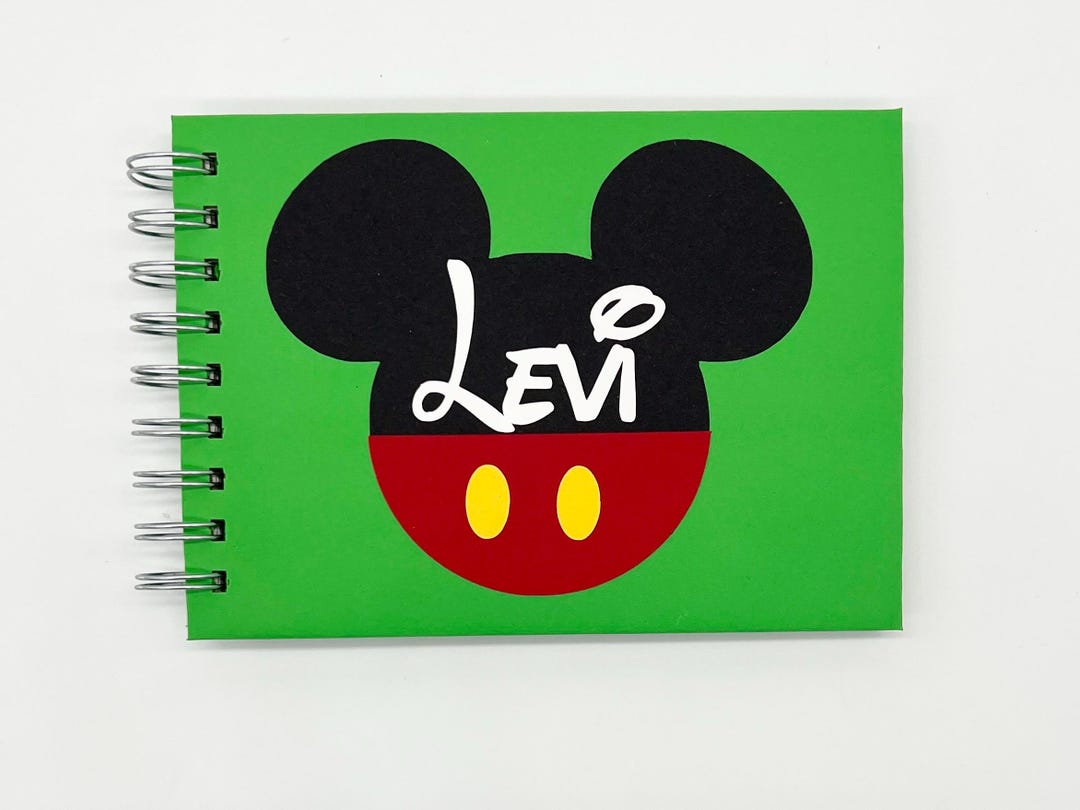 Disney Autograph Book, Mickey Mouse, Personalized Disney World ...