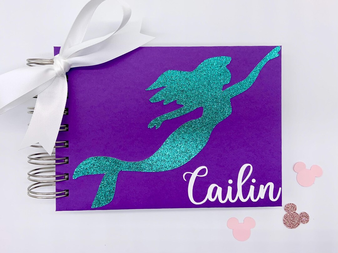 Disney Autograph Book Ariel the Little Mermaid Disney Princess ...