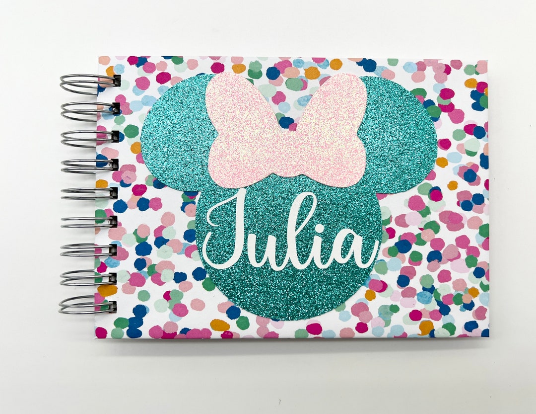 Disney Autograph Book Glitter Minnie Mouse Photo Album - Etsy